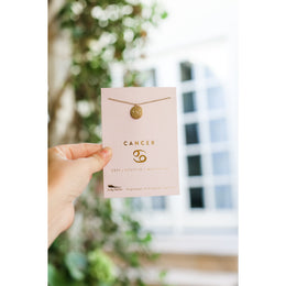 Zodiac Necklace – Lucky Feather